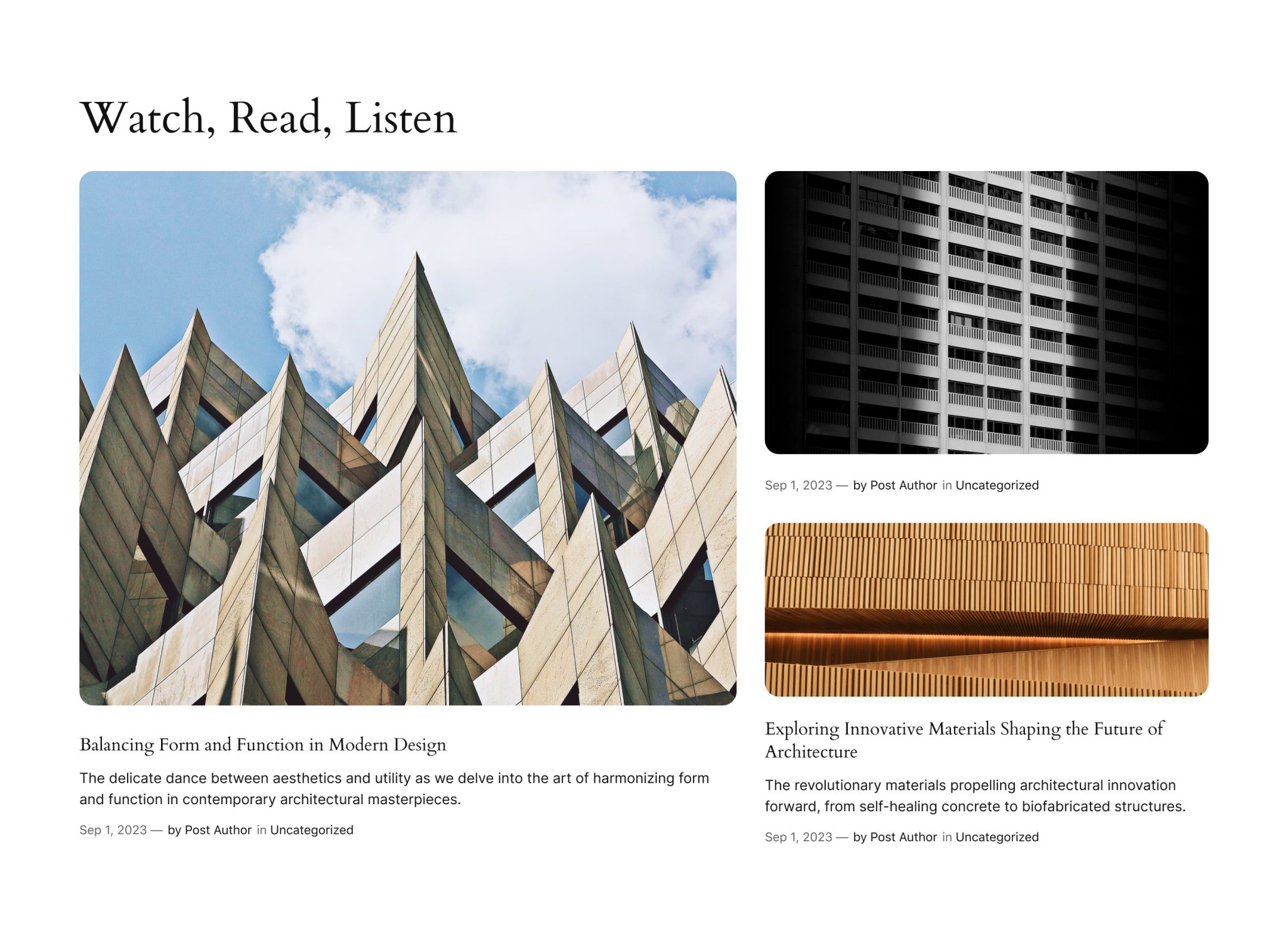 Section Patterns – Twenty Twenty-Four